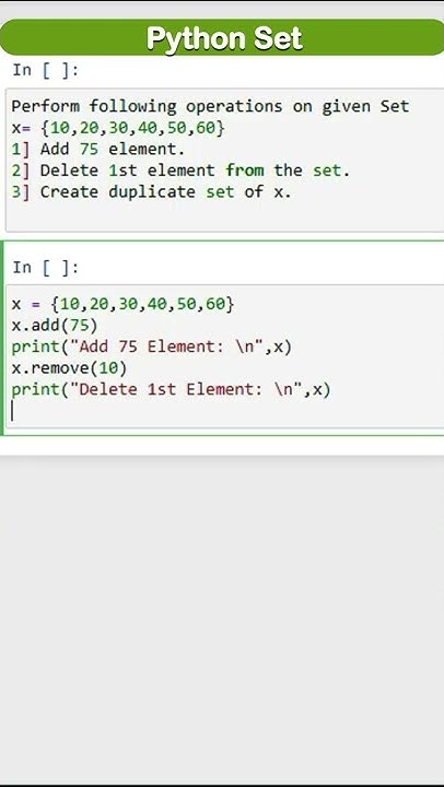Python Set | function in set | add() remove() copy() | sequence | python shorts #shorts # ...