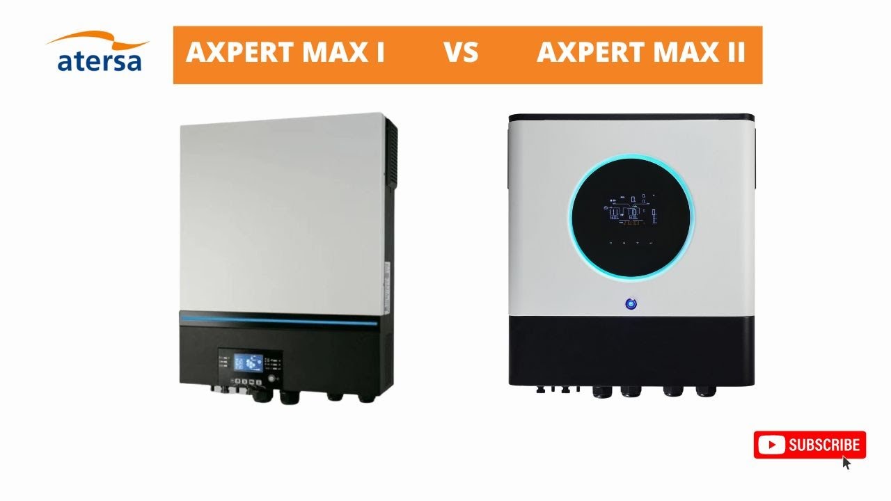 Comparativa: AXPERT MAX I VS AXPERT MAX II - YouTube