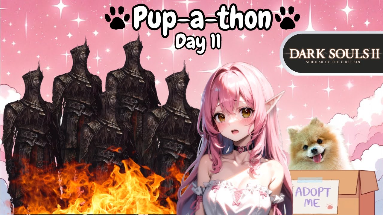 [Day 12] The Dark Souls II DLC are so hard!! 🤬 (first playthrough ...