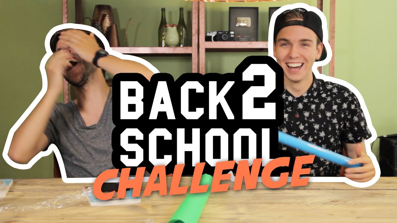 BACK TO SCHOOL CHALLENGE! - YouTube