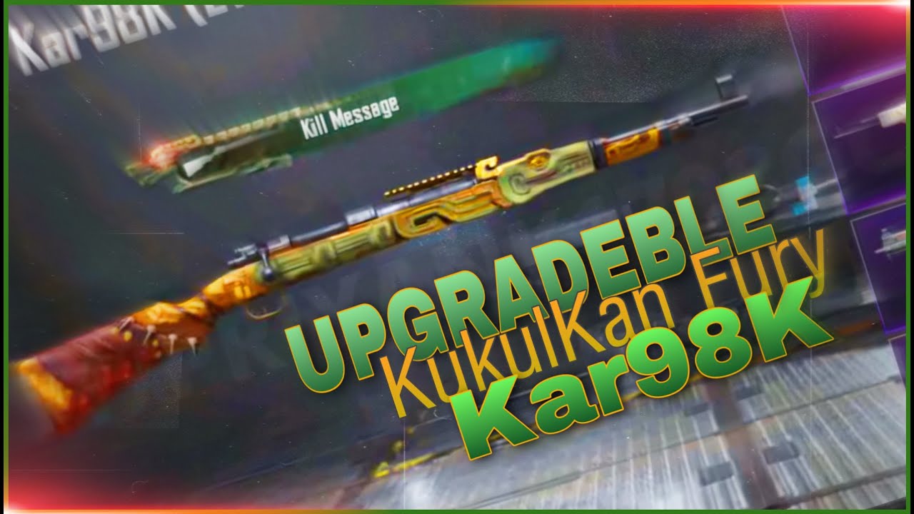 New Upcoming Kar98K Upgrade Skin PUBG Mobile | SPIDER PUBG MOBILE - YouTube