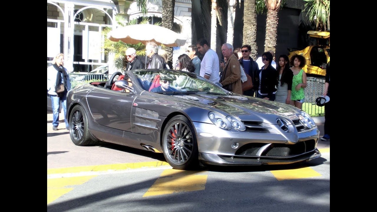 Arab Mercedes SLR 722S exhaust sound - YouTube