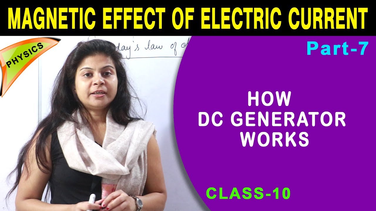 How DC Generator Works Magnetic Effect Of Electric Current Part 7 how-dc-generator-works-magnetic-effect-of-electric-current-part-7