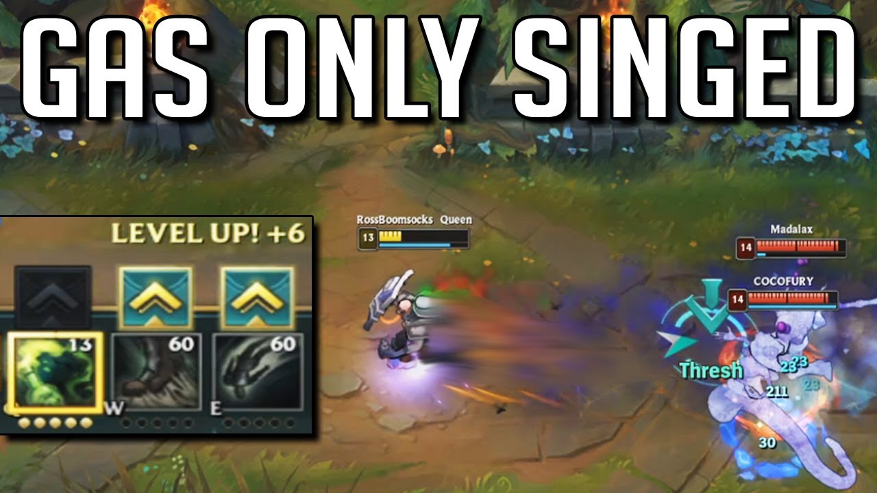 League of Legends but Singed *ONLY* uses his Q - YouTube
