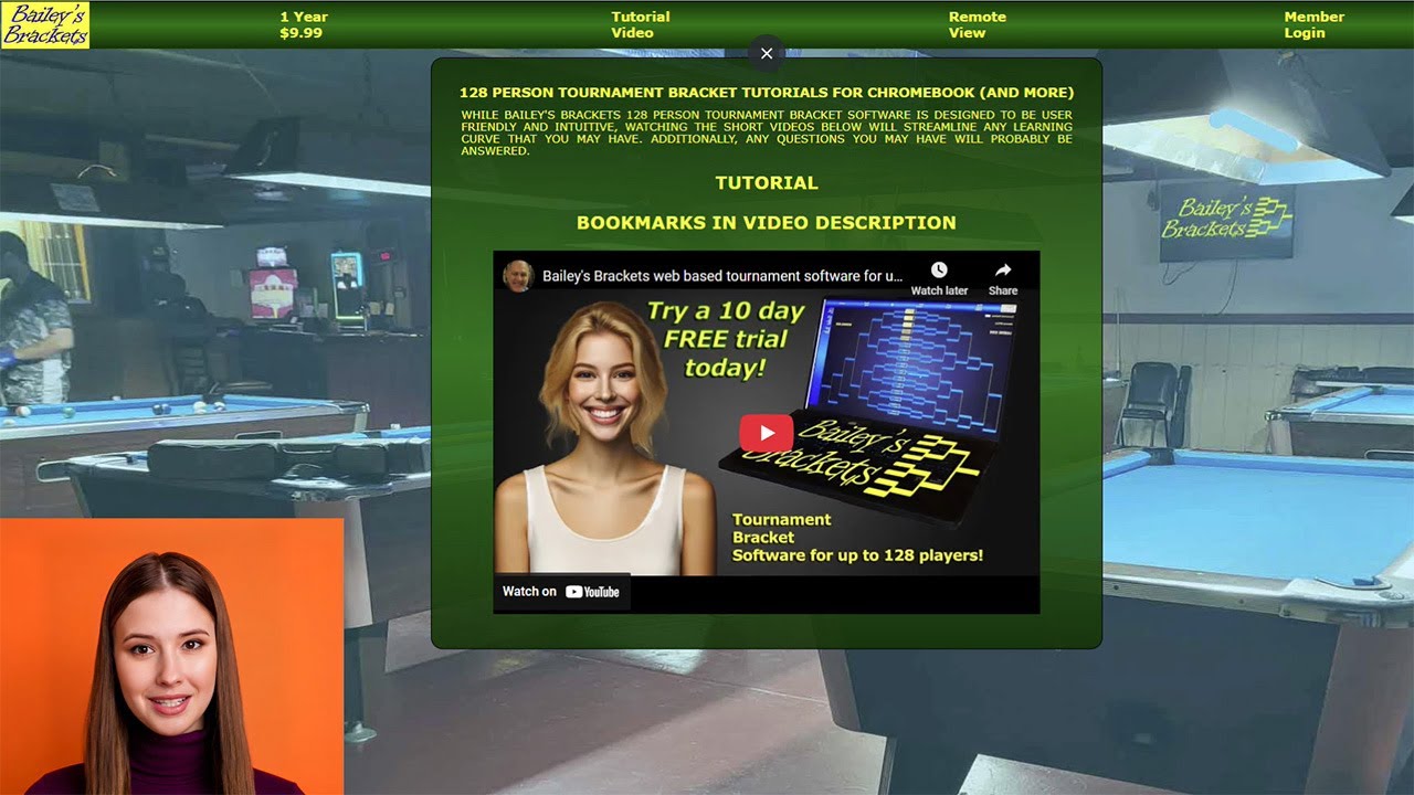 Bailey’s Brackets – The Ultimate Web-Based Tournament Bracket Software - YouTube