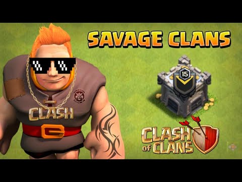 I Found Savage Clans in Coc | Clash of clans - YouTube