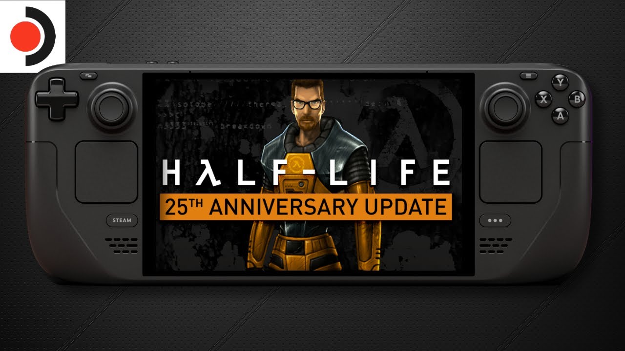Half-Life on new Steam Deck OLED Handheld Gameplay [25th Anniversary ...