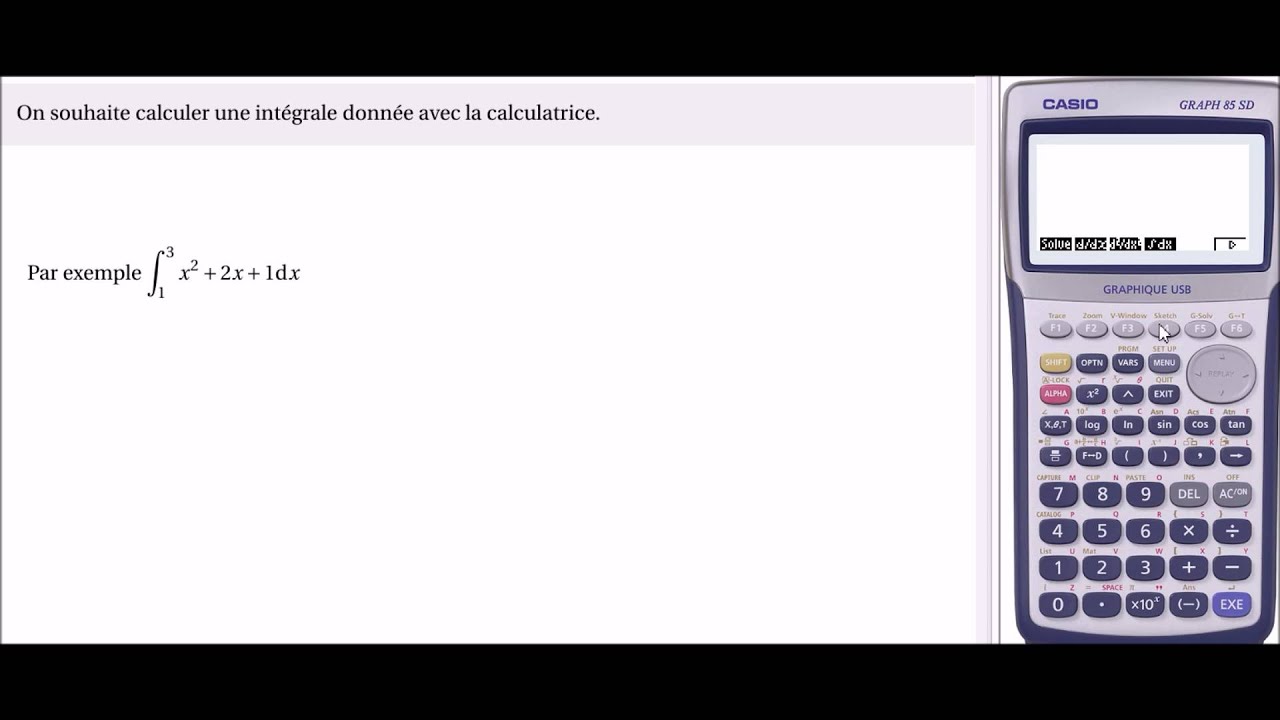 valeur approchee d'une intégrale calculatrice - YouTube