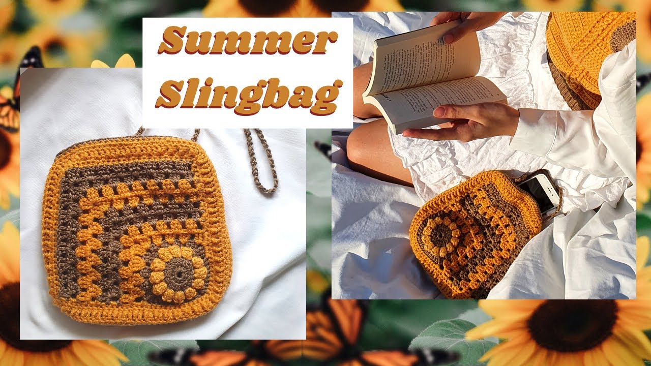 DIY Sling Bag : Crochet Summer Sling Bag - YouTube