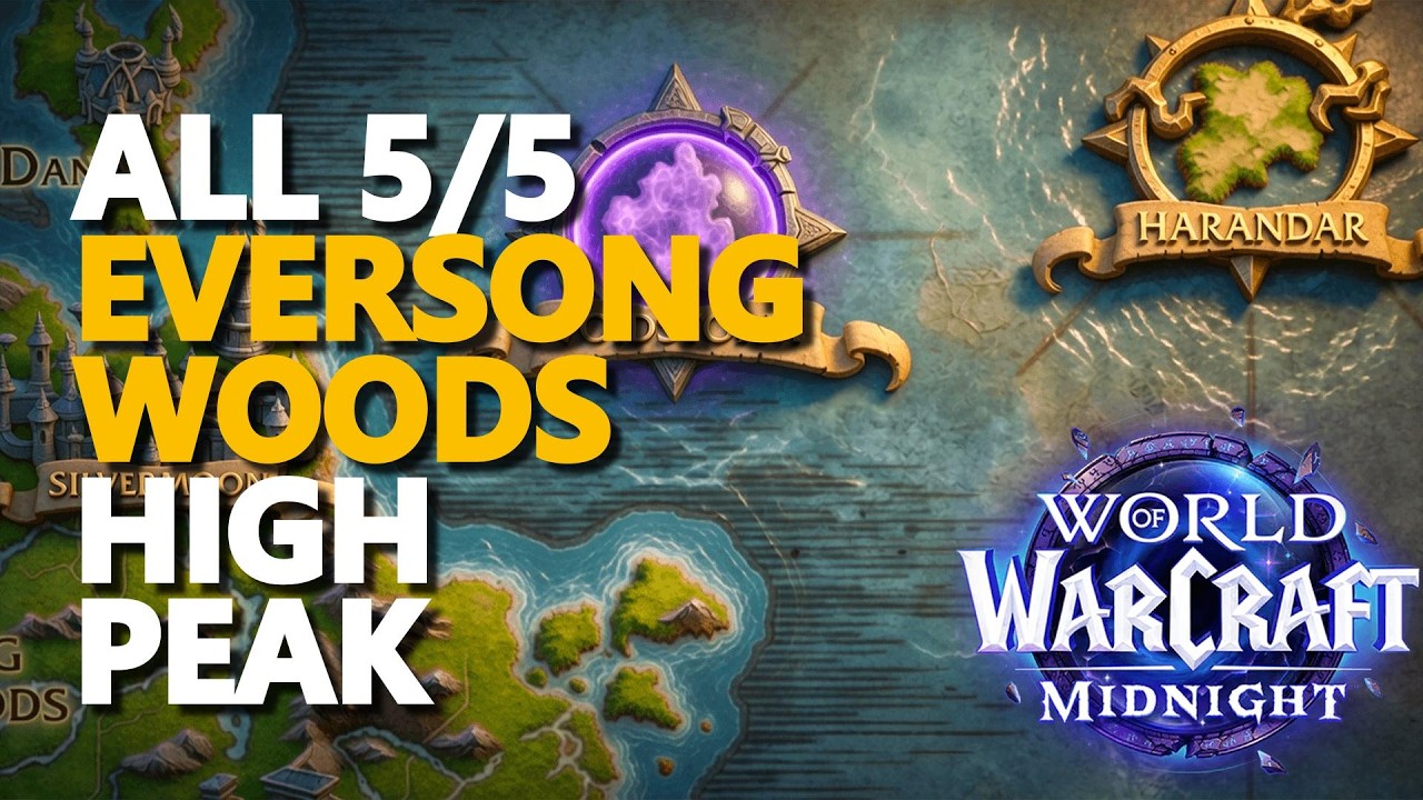 All Eversong Woods High Peaks WoW - YouTube