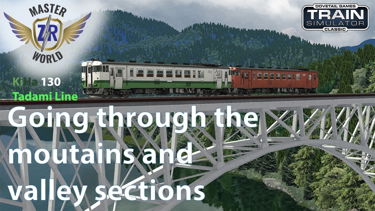 Summer breeze in the valley | Tadami Line | KiHa 40 | Train Simulator ...
