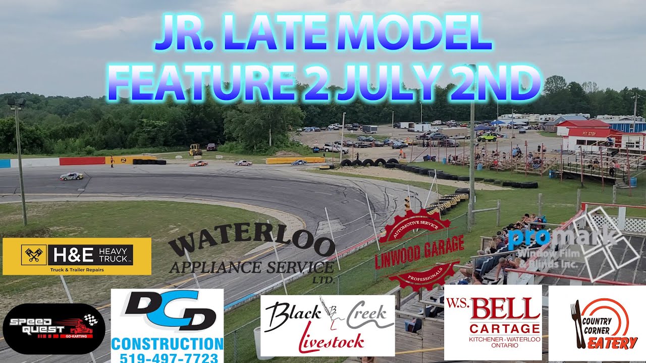 Jr Late Model Feature 2 July 2nd, 2023 - YouTube