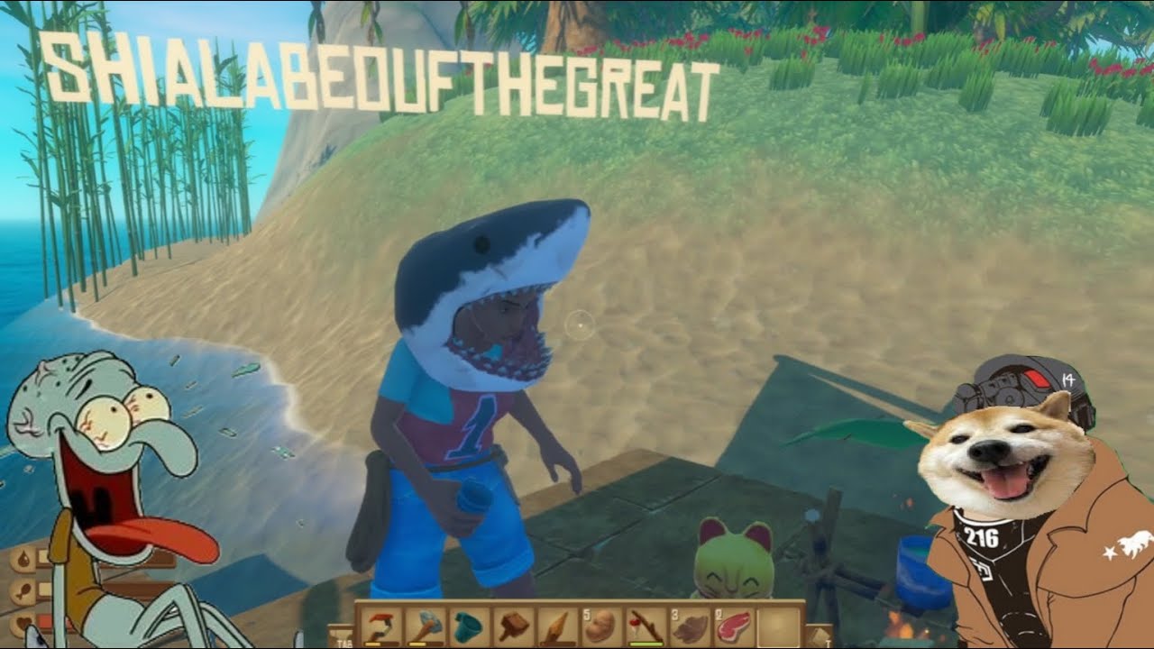 The Shark Strikes Back! (Raft Gameplay Part 2) - YouTube