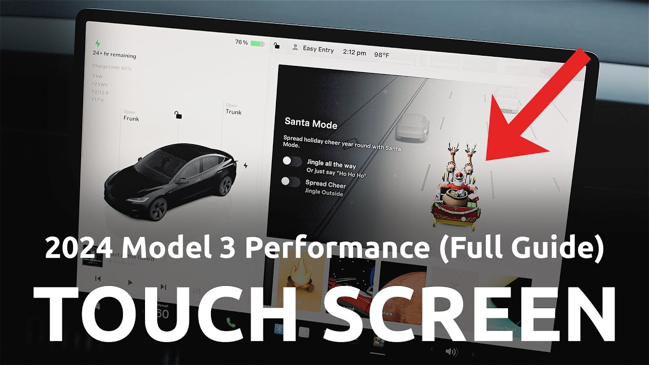 2024 Tesla Model 3 Performance Touchscreen Walkthrough (In-Depth) - YouTube