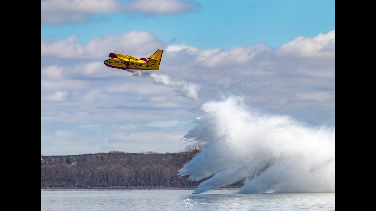 Canadair CL-415 Forest Fire Fighter Plane - YouTube