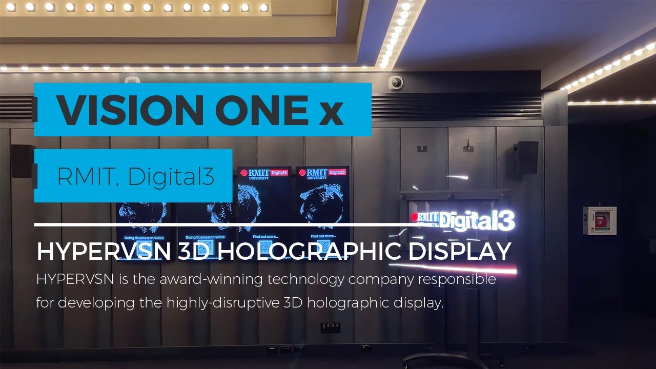 RMIT University, D3, Capitol Theatre - HYPERVSN 3D Hologram by Vision One - YouTube
