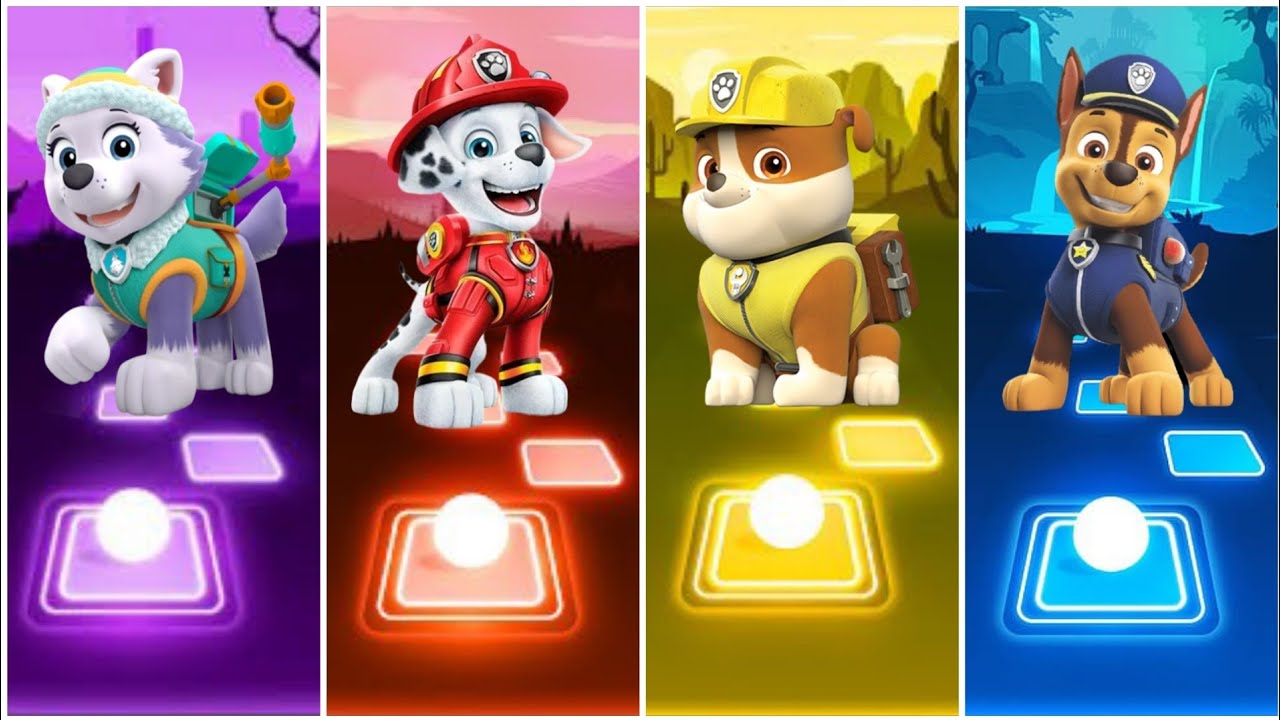 Tiles Hop EDM Rush - Thor vs Groot vs Spiderman vs Thanos - YouTube