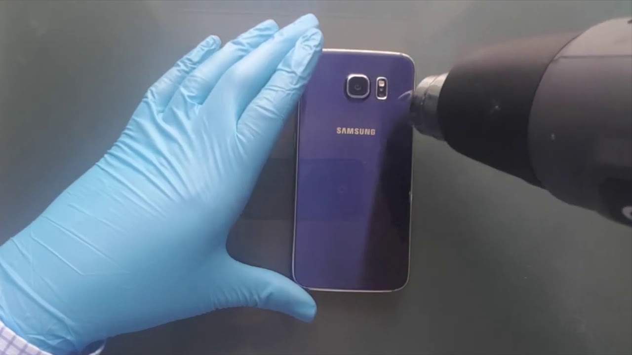 Samsung Galaxy S6 Back Glass Removal & Replacement - YouTube
