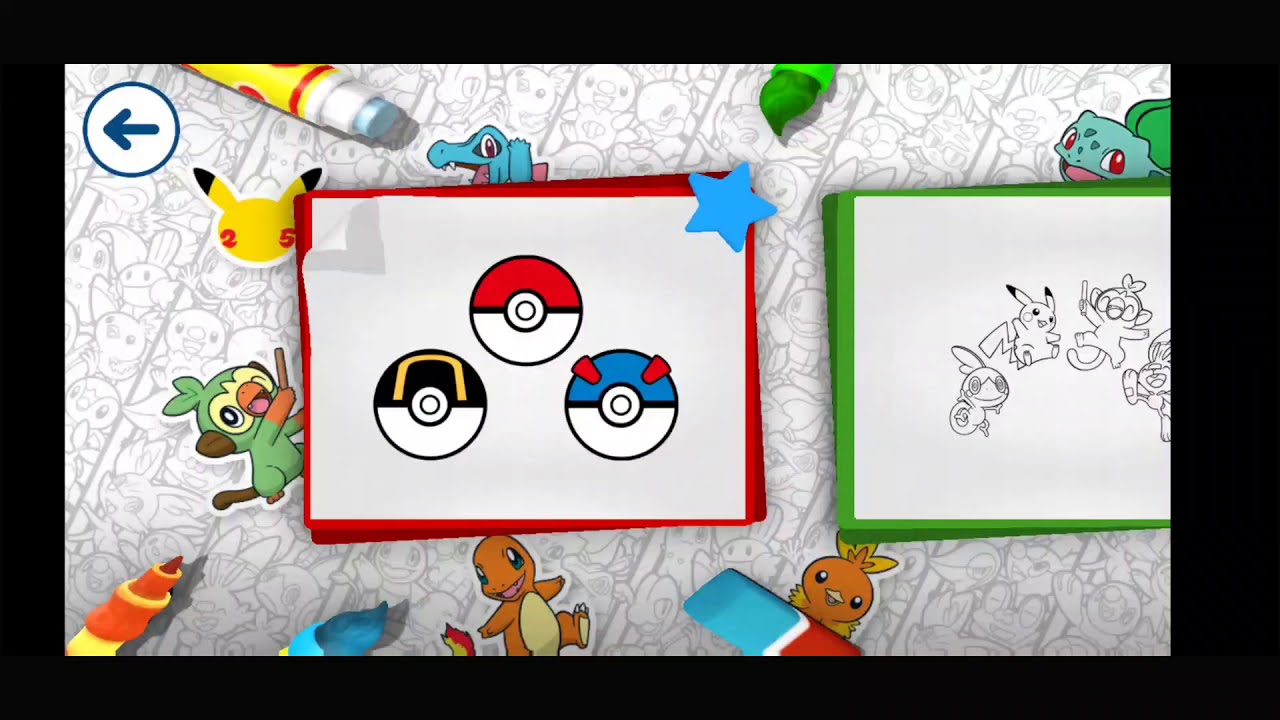 Happy Meal App Mcplay Pokémon 25th Be An Artist Trying out ALL the ...