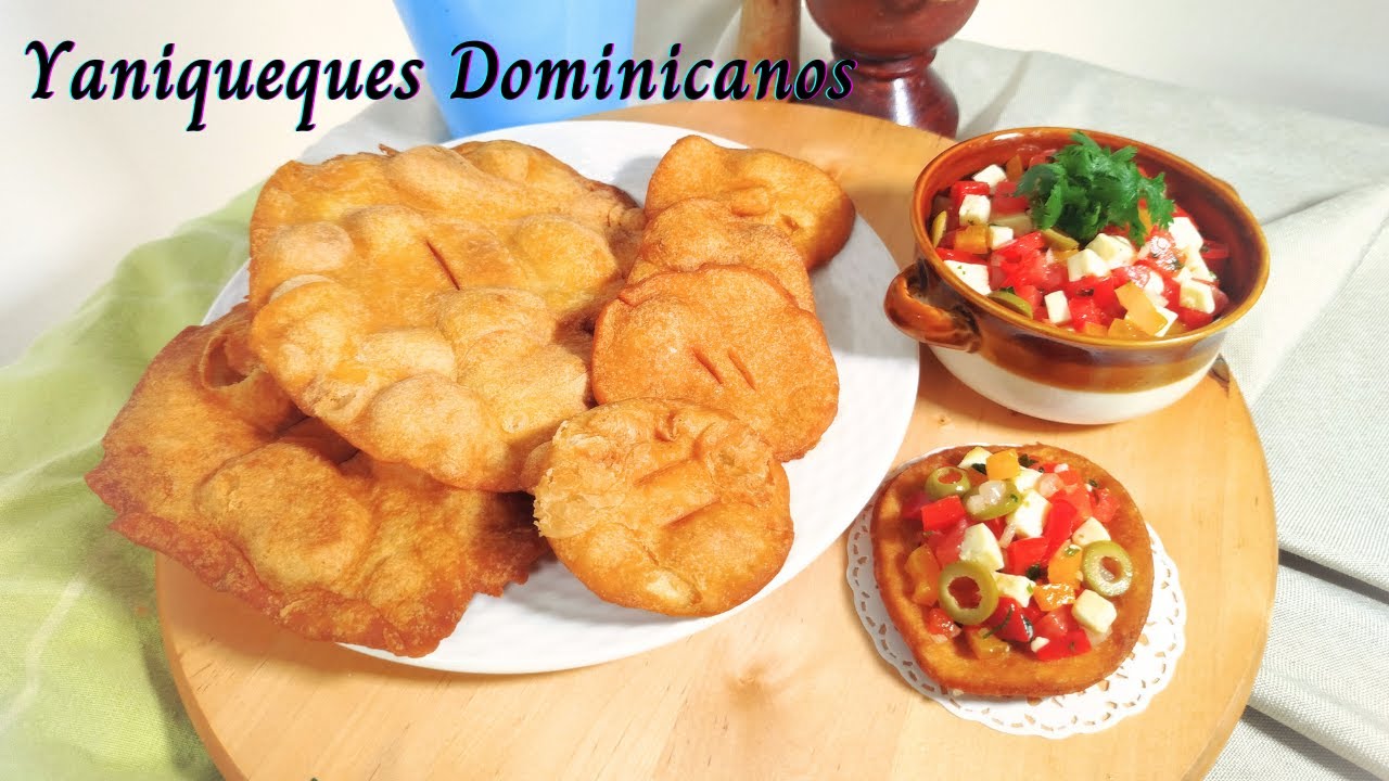 YANIQUEQUES DOMINICANOS +GUARNICION fresca de Verano/MONTADITOS ...