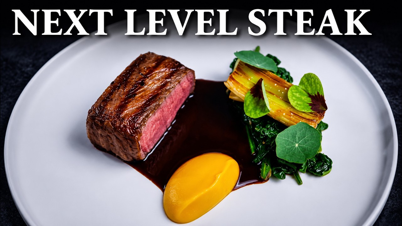 Fine Dining Striploin Steak – My Favorite Flavor Twist - YouTube