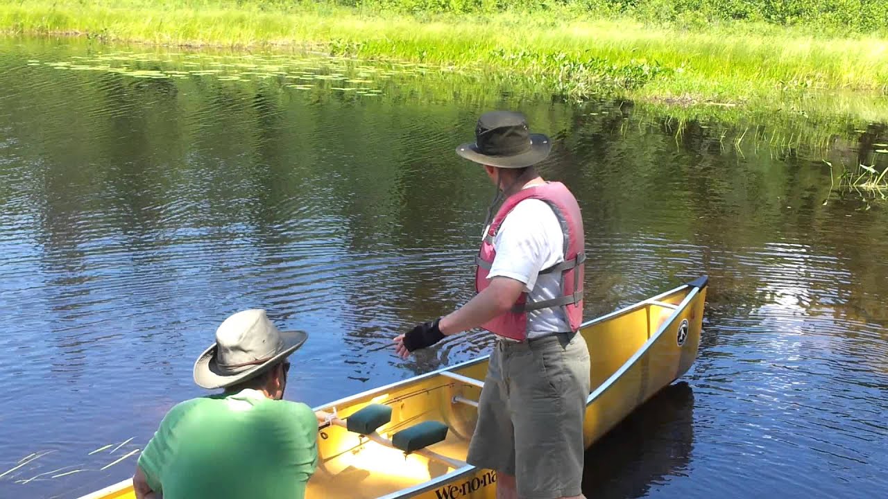 Canoe balancing issue - YouTube
