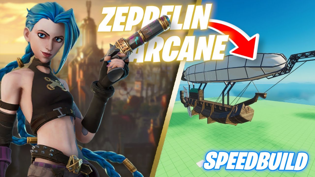 J'AI REPRODUIT UN ZEPPELIN DE LA SÉRIE ARCANE ! - Speedbuild #12 - YouTube