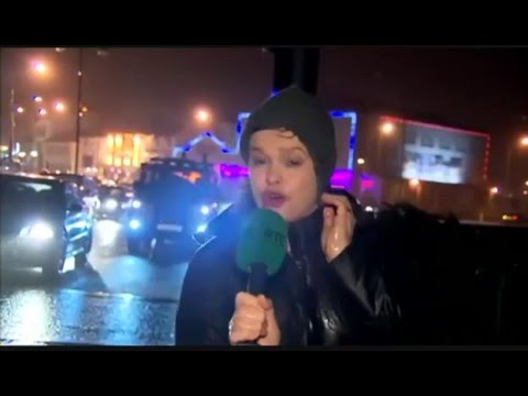 Irish Weather Woman's Dramatic Storm Warning - YouTube