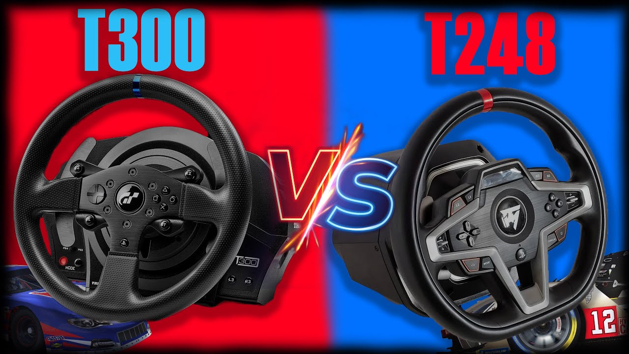 Thrustmaster T300 vs T248! Какой руль круче? - YouTube