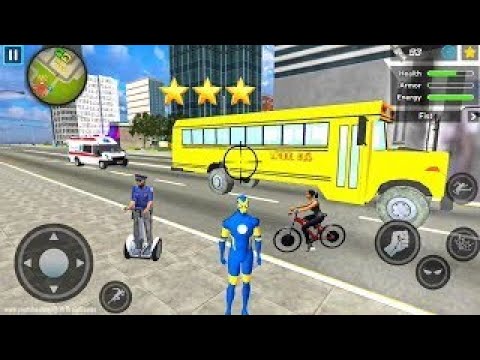Miami Spider Rope Man Hero 2 Rescue City Android gameplay 💯 part2 # ...