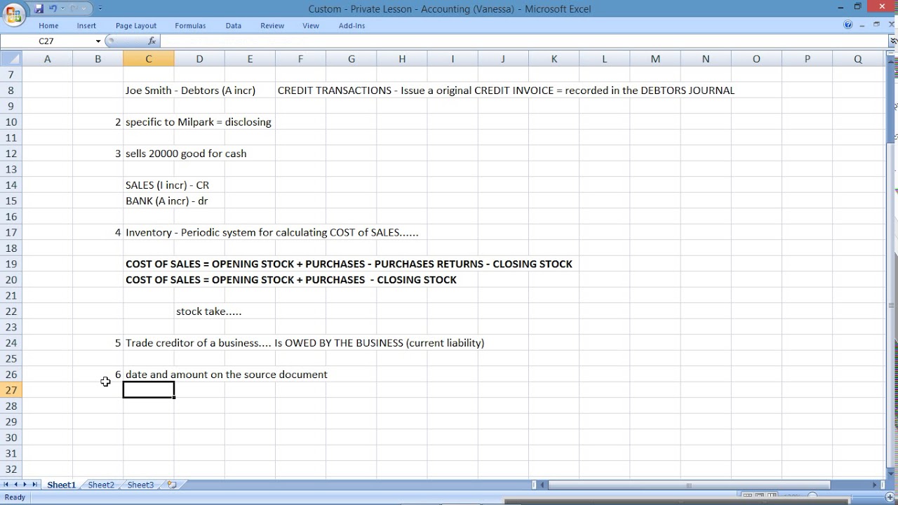 Accounting practice - Assignment workings custom calculations for ...