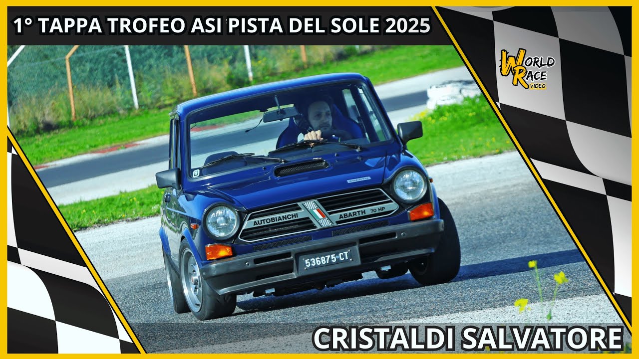 Cristaldi Salvatore 1° Tappa Trofeo Asi Pista Del Sole 2025 - YouTube