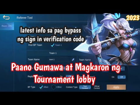 How to make tournament lobby in mlbb 2023 | Tournament button is ...