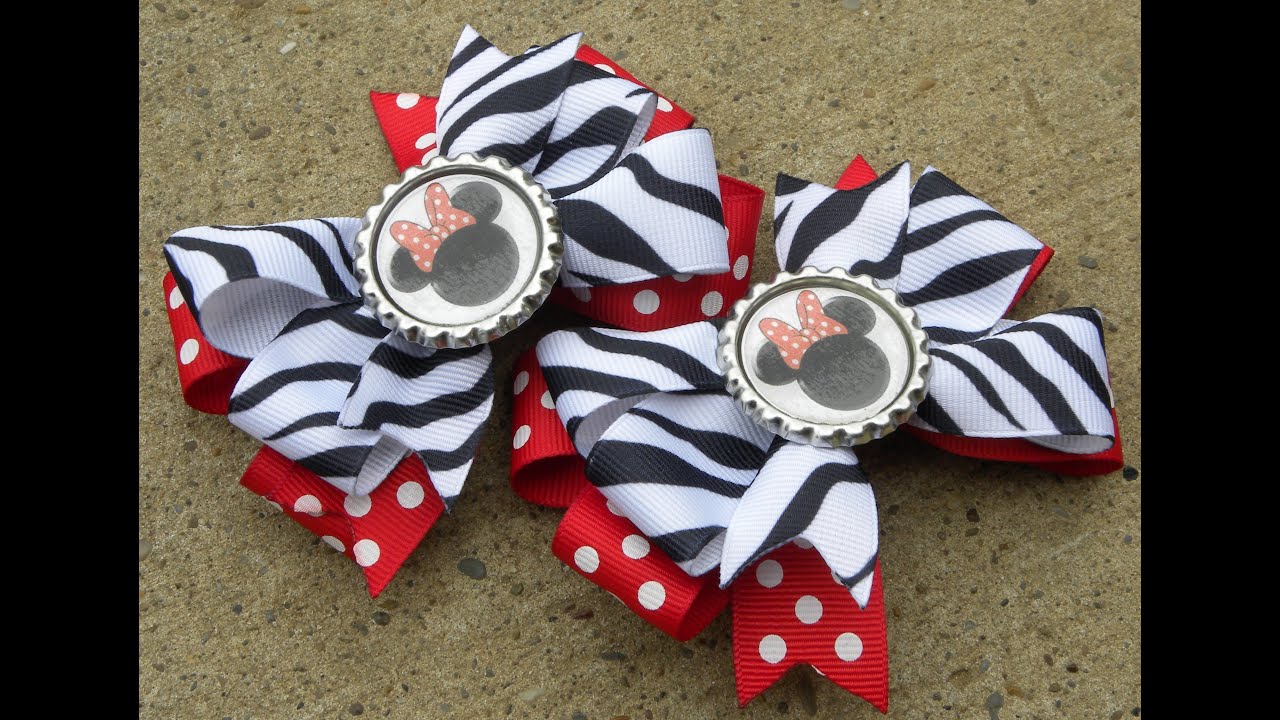 HOW TO: Make A Pinwheel Bow Tutorial by Just Add A Bow - YouTube