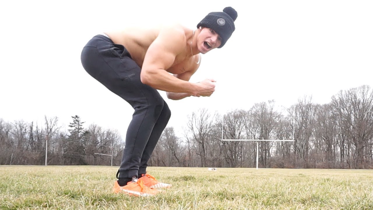 210lb Bodybuilder Launches Field Goals - YouTube