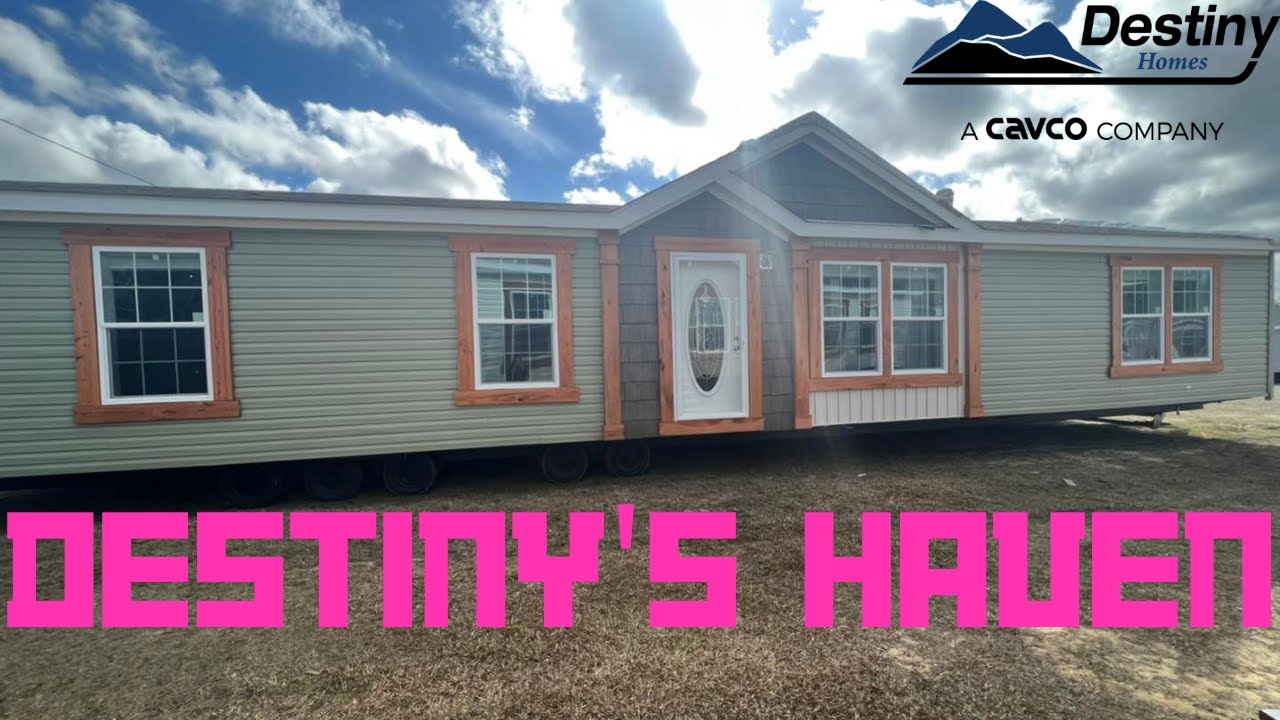 DESTINY'S HAVEN | DESTINY HOMEBUILDERS | Mobile Home Review - YouTube