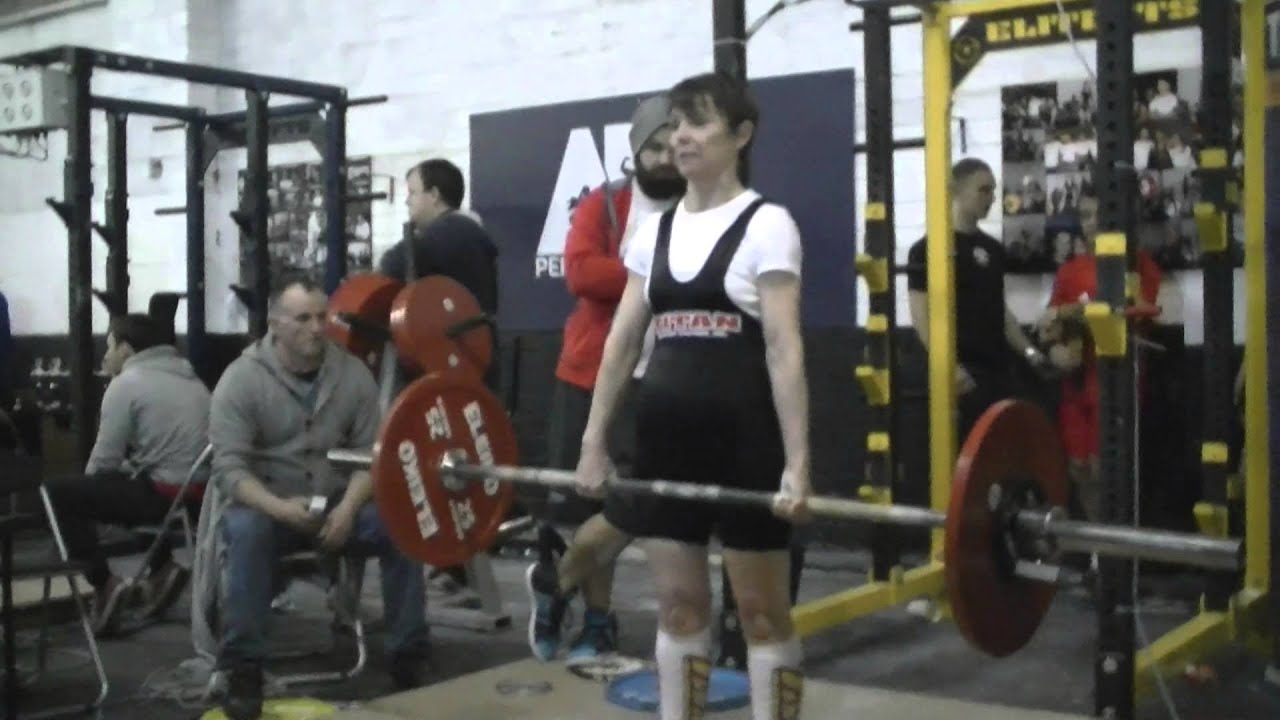 Sharon Magee IDFPA Deadlift Champion 2014 Deadlifting 80kg - YouTube