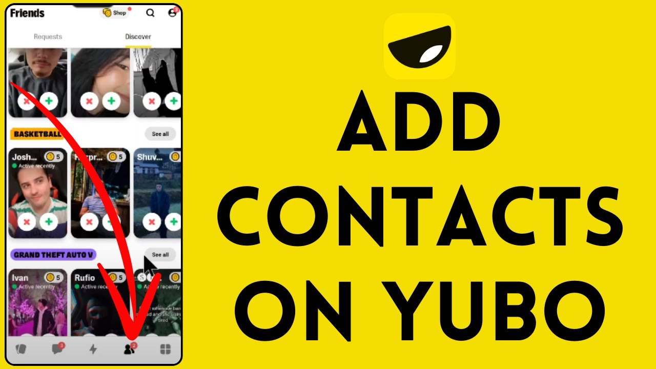 How to Add Contacts on Yubo (2024) | Add Someone on Yubo - YouTube