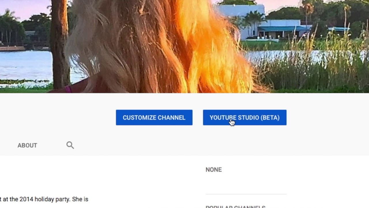 How to get from your youtube Channel to the creator studio classic ...