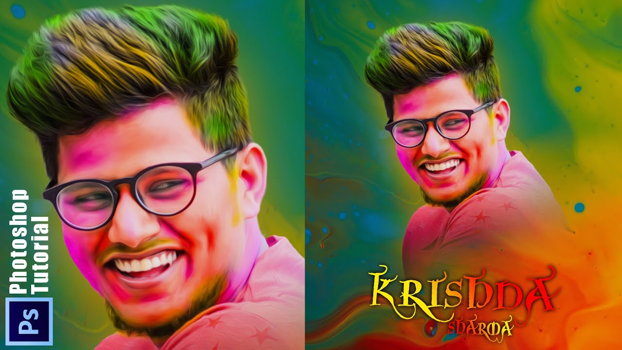 HOW TO MAKE PAINTING EFFECTS IN ADOBE PHOTOSHOP | DIGITAL ARTWORK ...