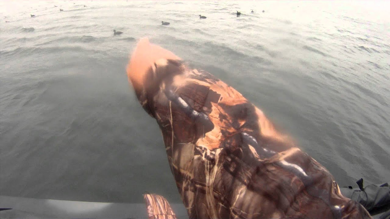 Sea Duck hunting Howling 40+ knots - YouTube