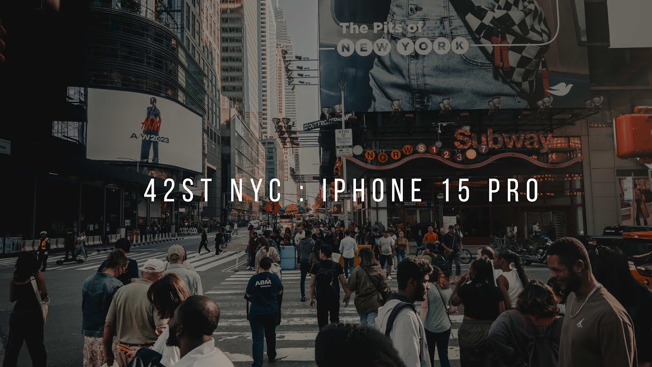42st New York Walkthrough with iPhone15Pro 4K - YouTube