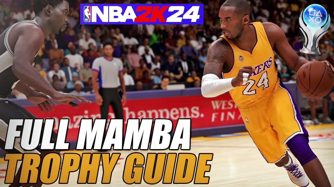 NBA 2K24 - Full Mamba Trophy Guide EASY METHOD (Earn 21 stars in Mamba ...