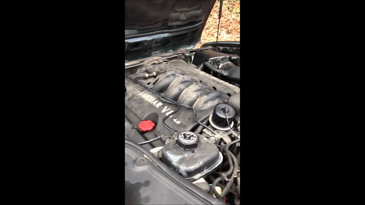 Engine running rough Jaguar 1998 xj8 - YouTube