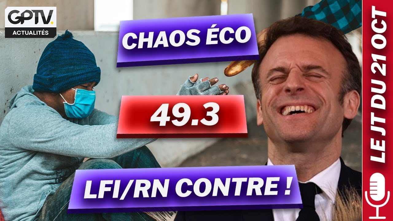 CHAOS BUDGÉTAIRE : PRÊT POUR UN 24ème 49.3 ? | GPTV LE JT - YouTube