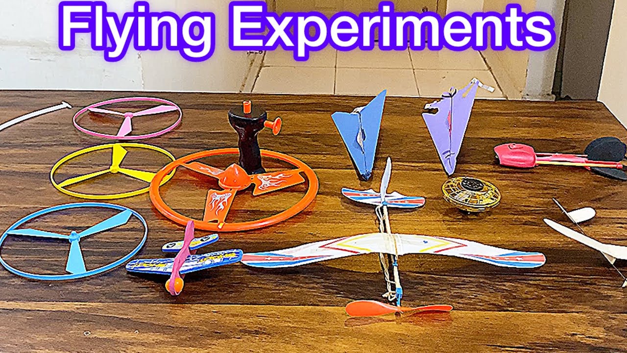 How To Make Flying Experiments With Hobby Flying Easy Gadgets - YouTube