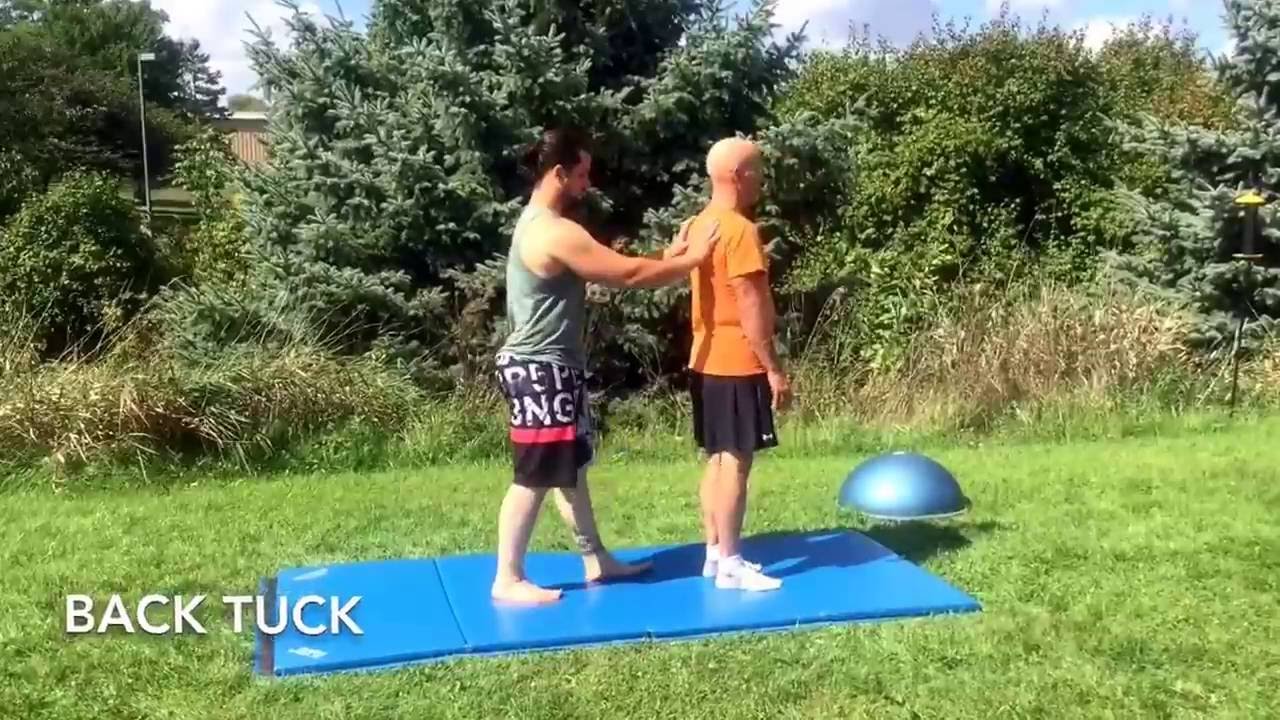 Acrobatic Training - Back Tuck - YouTube