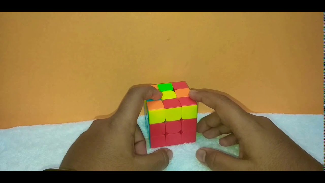 Solving a 3×3 by OLL method - YouTube