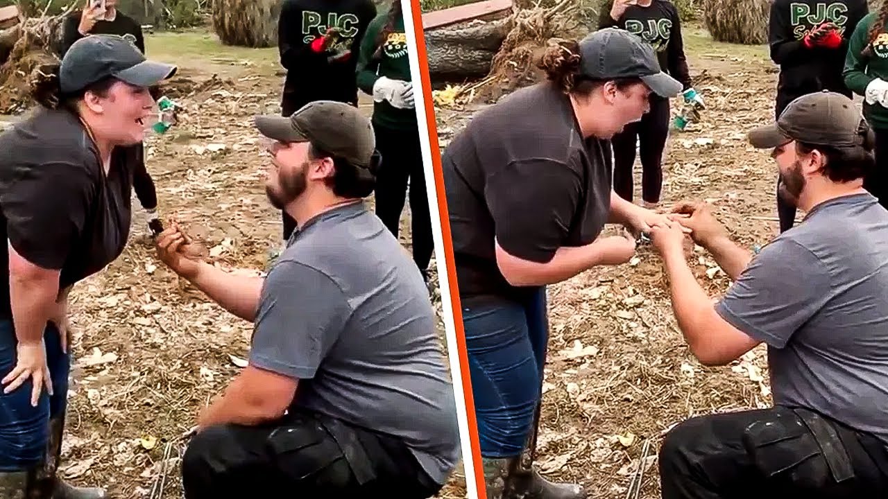Texas Man Recovers Engagement Ring Lost In Tornado Proposes In The