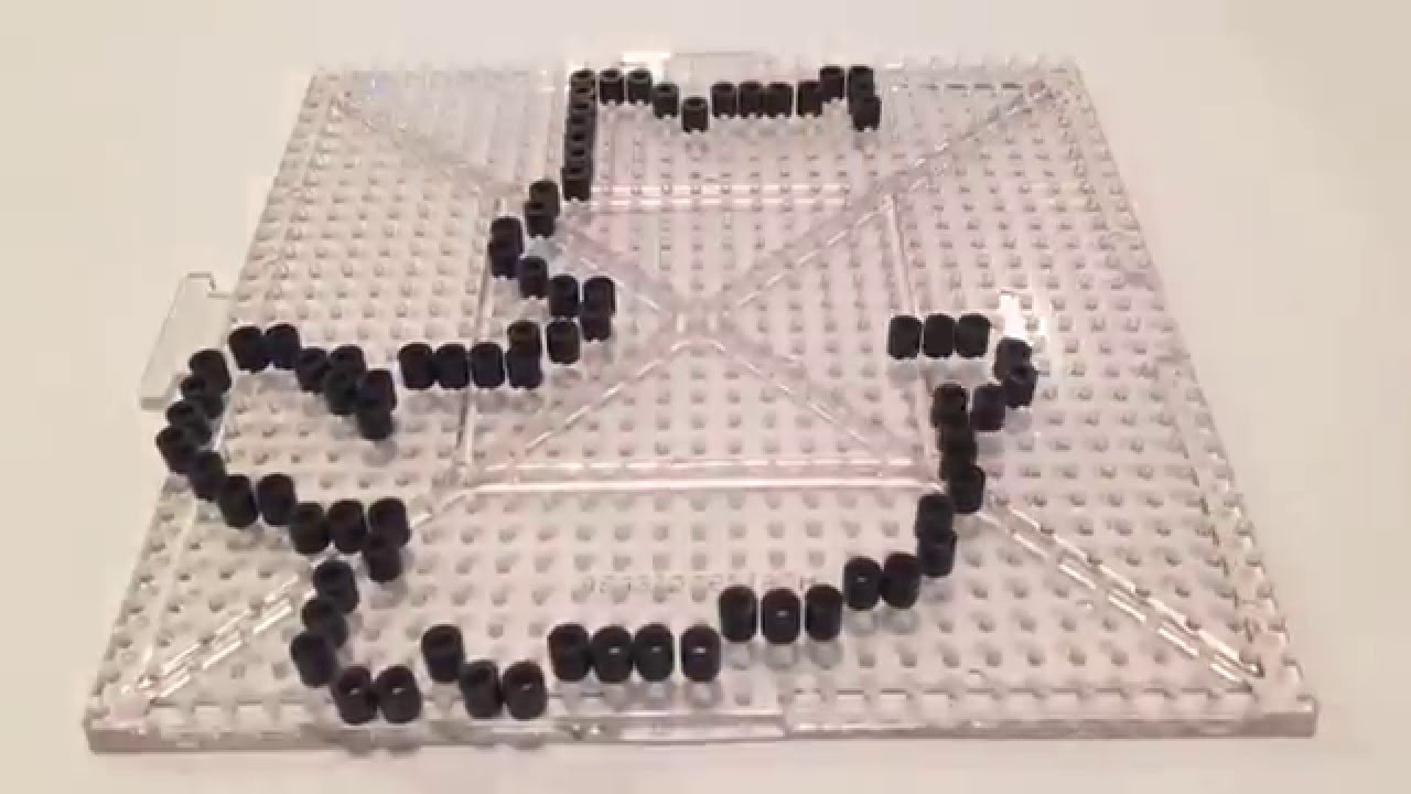 Raccoon Mario perler bead time lapse - YouTube